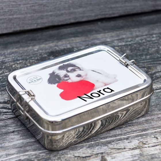 Matboks til barn - Matboks i rustfritt stål med navn - Bob & Belli