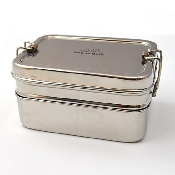 Matboks til barn - Matboks i rustfritt stål med navn - Bob & Belli